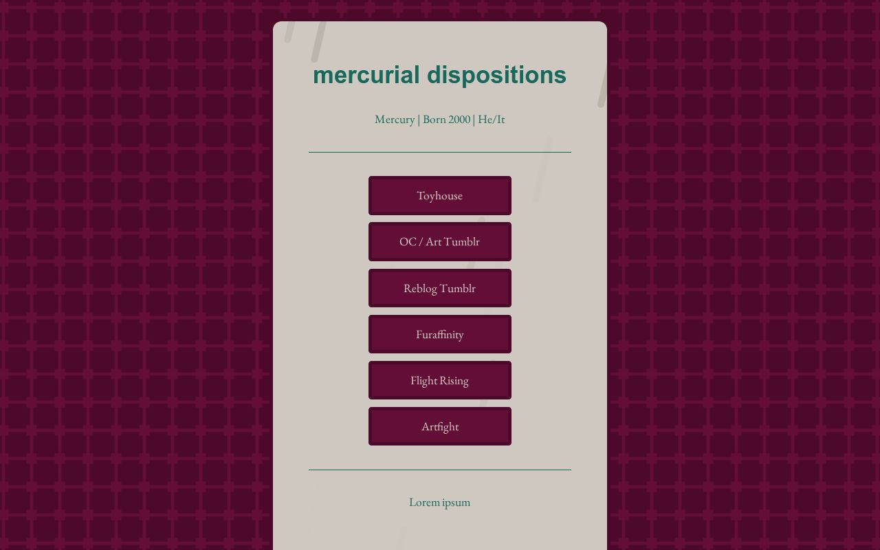 mercurialdispositions